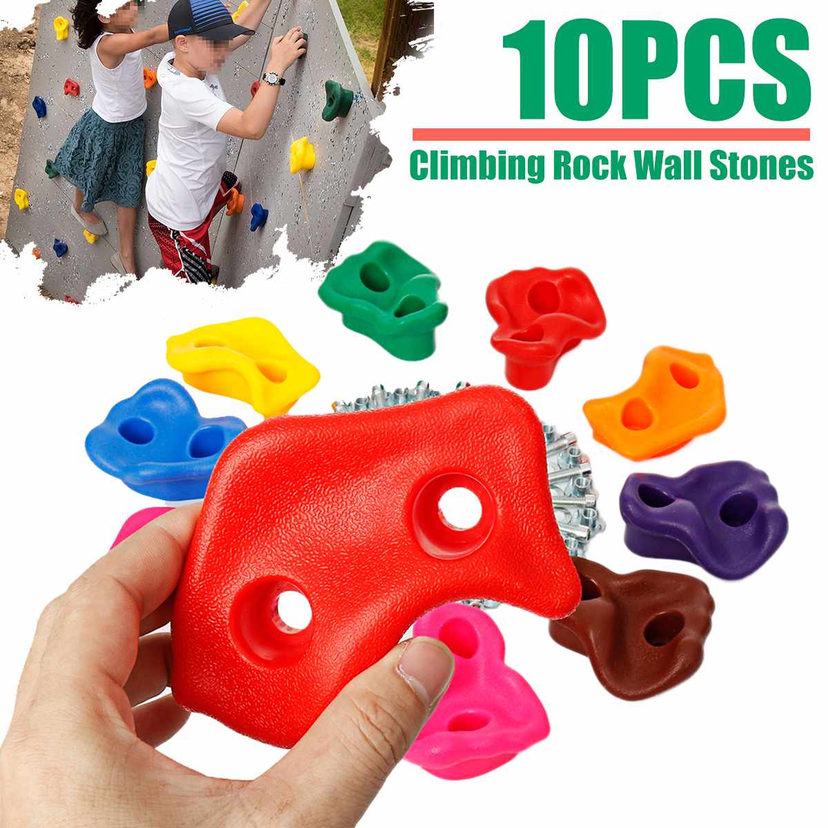 Kids Rock Climbing Toys for Children Wood Wall Sto... – Vicedeal