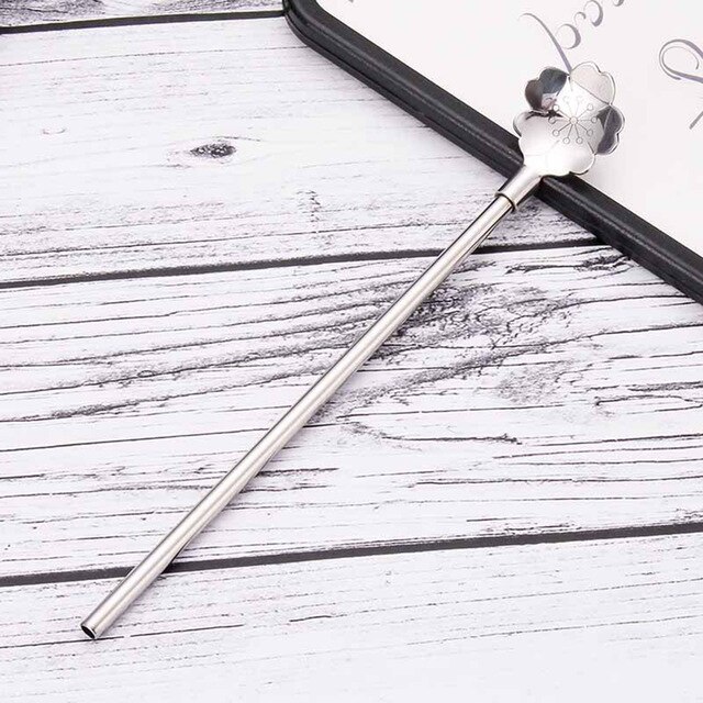1Pcs Drinking Straw Reusable Metal Straw Set Bubbl... – Grandado
