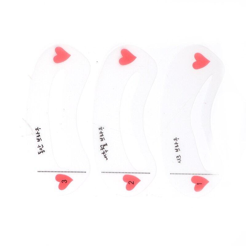 3pcs Set Eyebrow Stencil Reusable Eyebrow Stencil Grandado