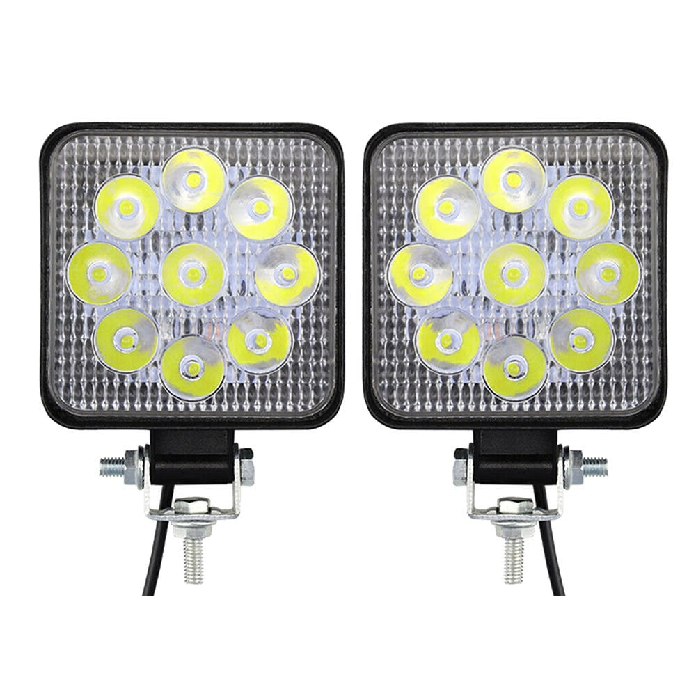 2X Square 27 W 9 LED Work Light 12/24V Off Road Fl... – Vicedeal