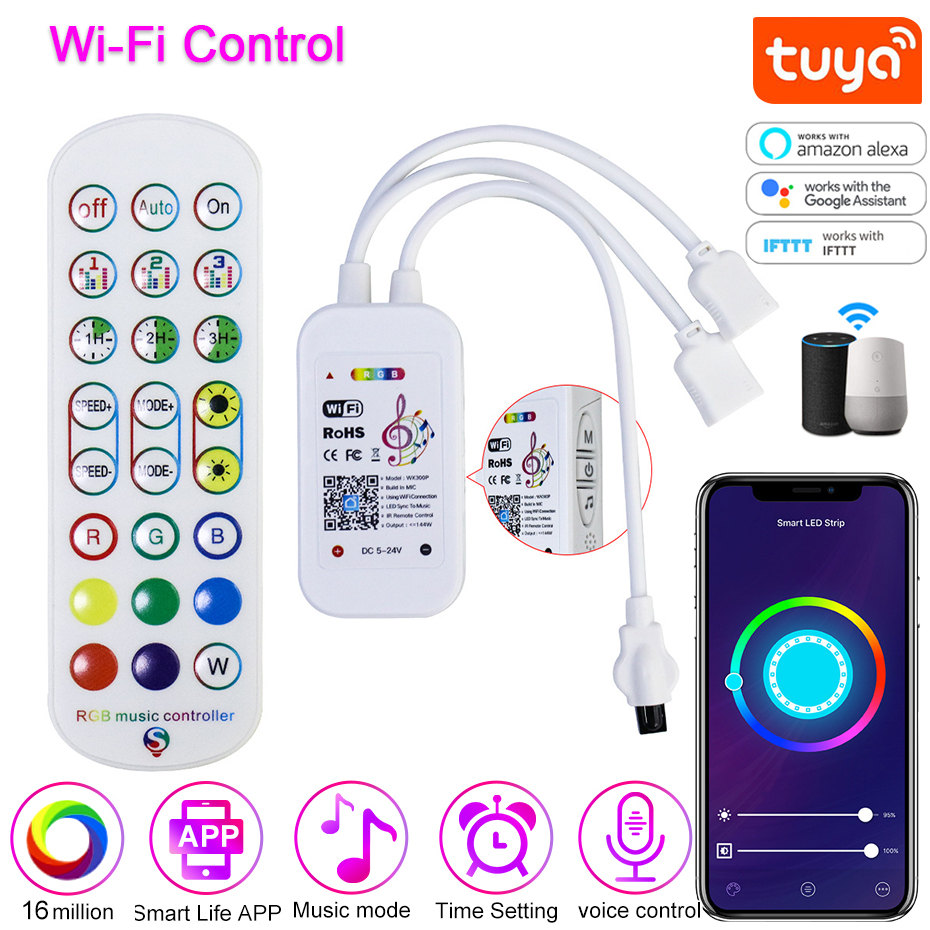 Controlador inteligente RGB infrarrojo, Bluetooth ... – Grandado