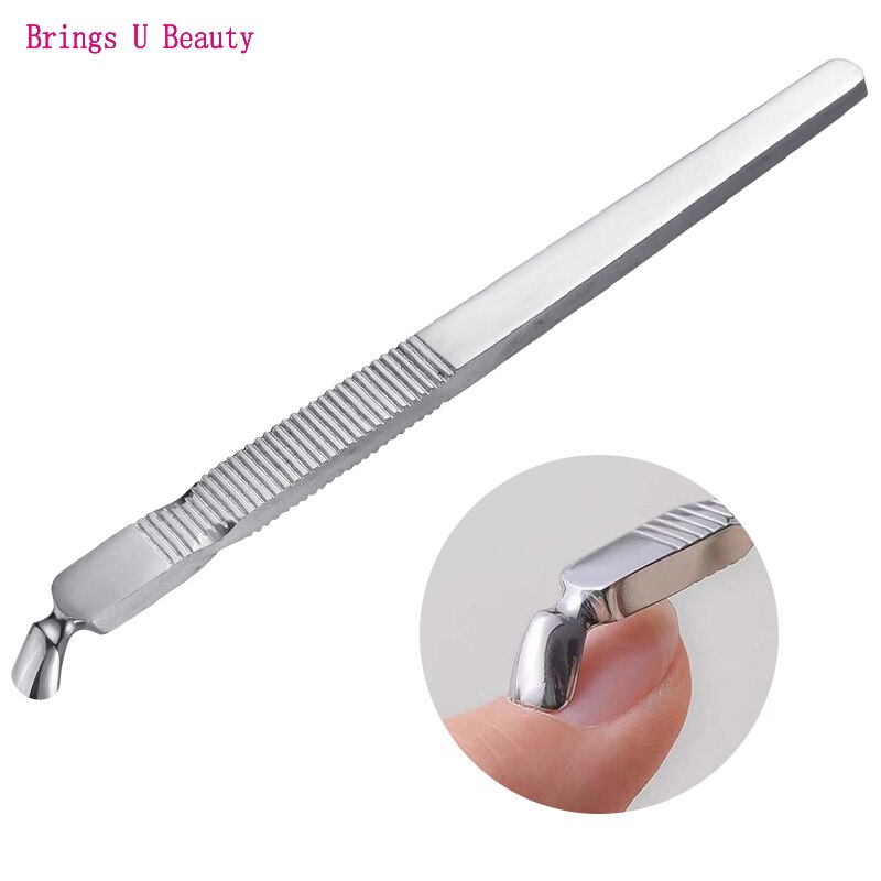 1 Pc Rvs Cuticle Remover Pusher Met Lepel Vorm Gri... – Vicedeal