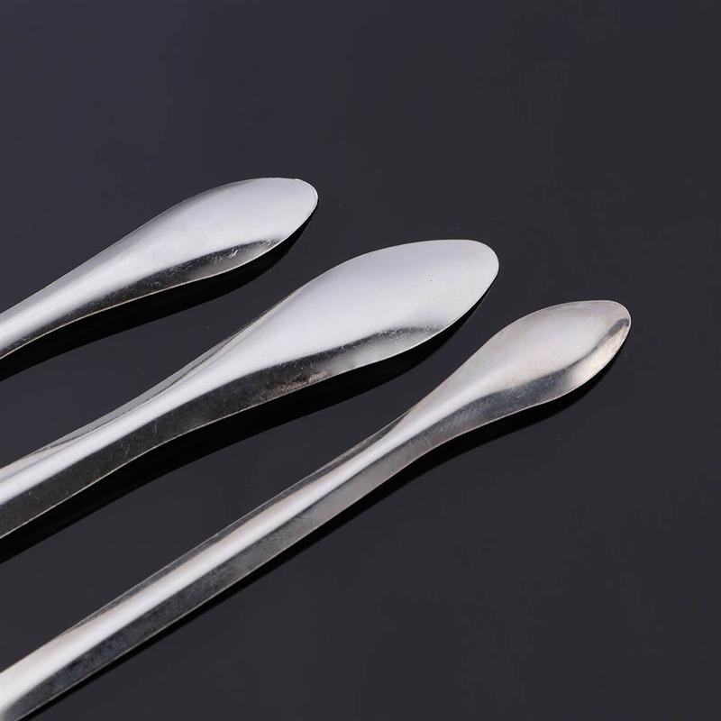 3 Pcs Micro Stainless Steel Lab Medicine Spoon Lab... – Vicedeal