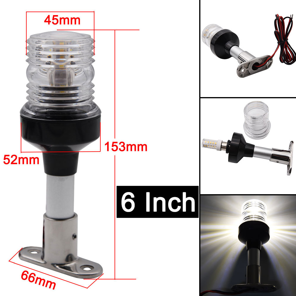12 Inch Fold Down LED Boat Navigation Light Naviga... – Grandado