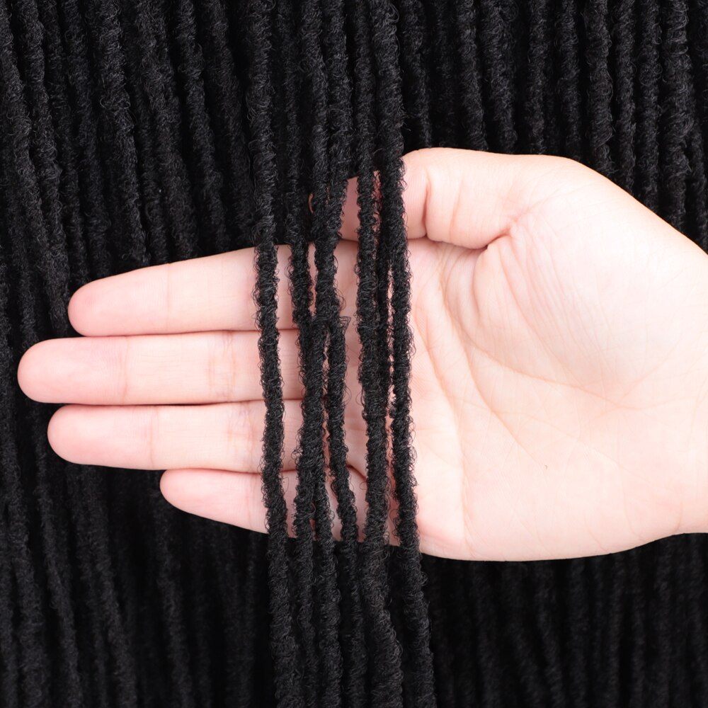 18 Inch Synthetische Haak Hair Black Twist Vlechte... – Grandado