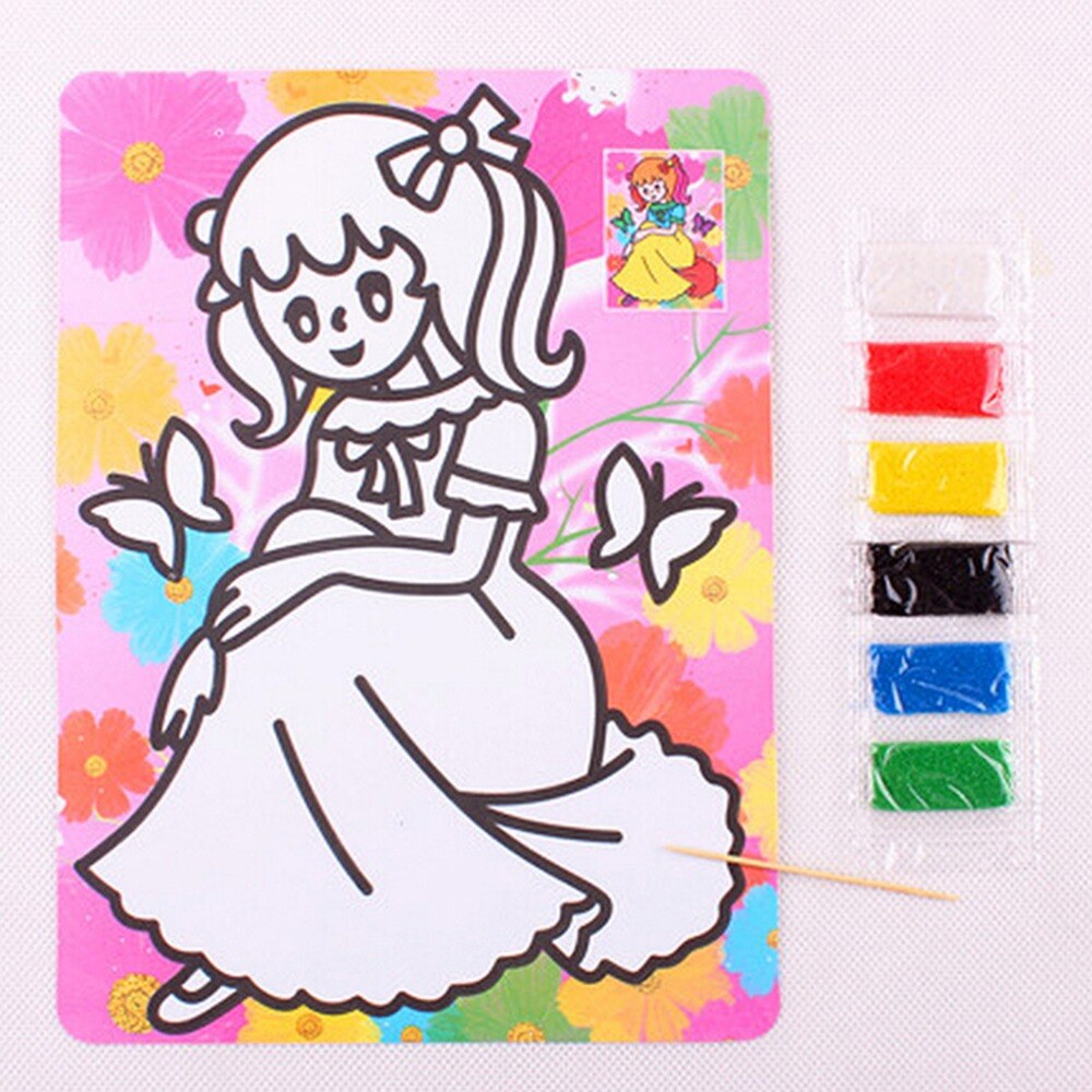 Sand Painting Picture Children DIY Toy Educational... – Vicedeal