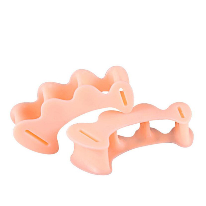1pair Silicone Toe Finger Separator 3 Hole Hallux ... – Vicedeal