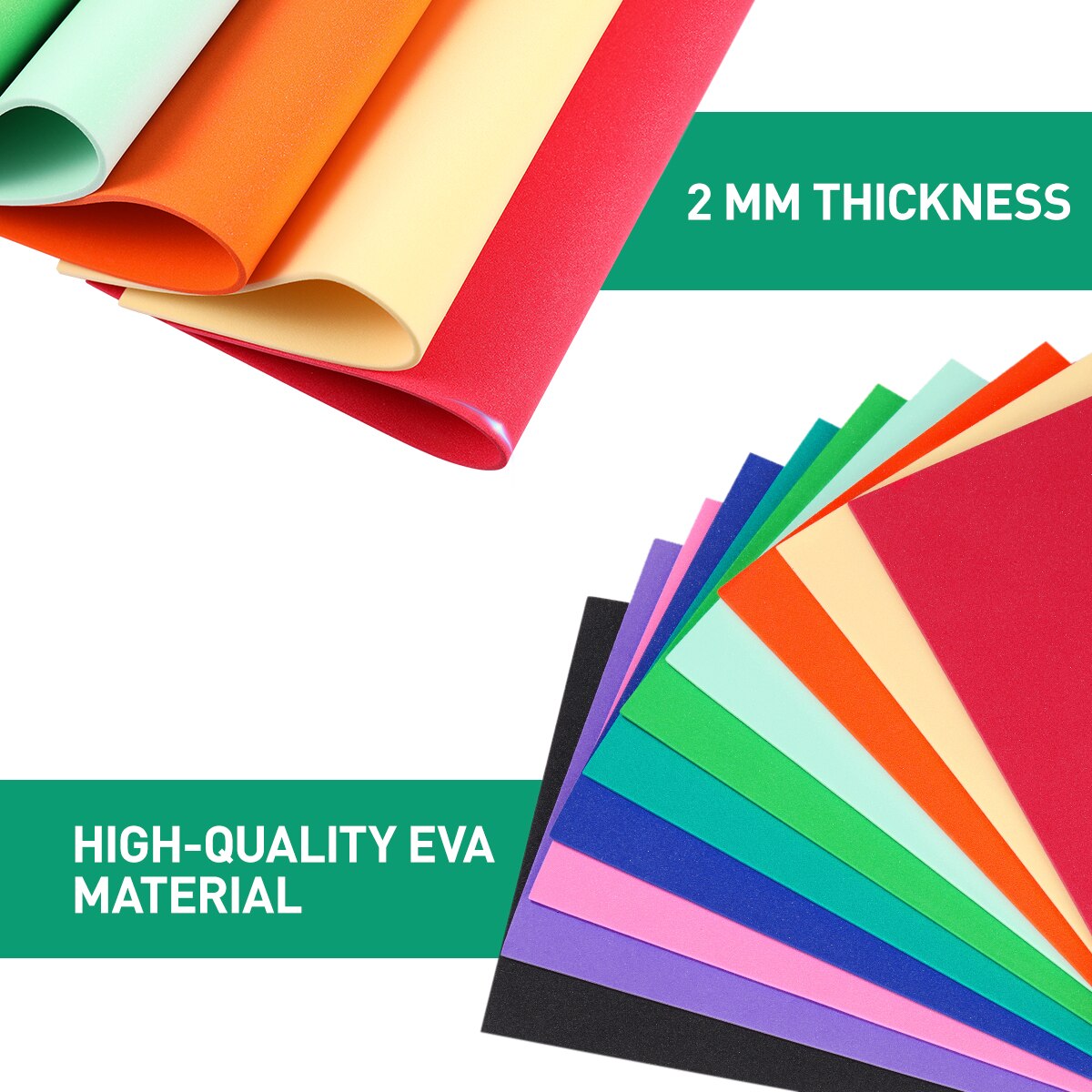 50 stücke Schwamm Schaum Papier EVA Handwerk Schau... – Grandado