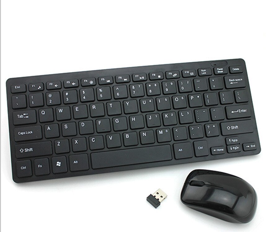 Ergonomic Mini wireless keyboard and mouse setting... – Vicedeal