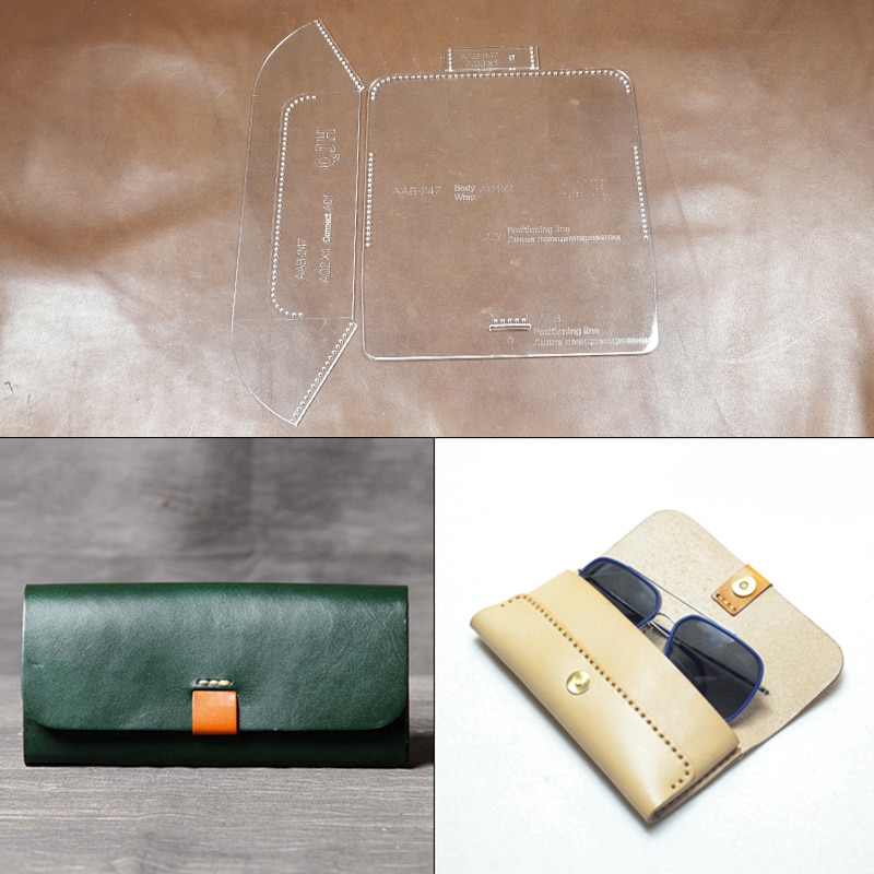 Leather Craft Personality Glasses Bag Sunglasses C... – Grandado