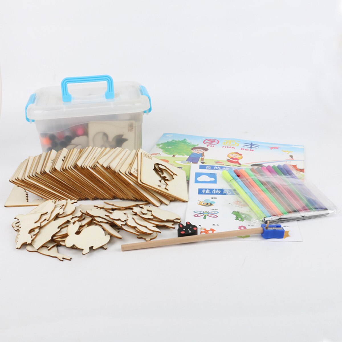 Drawing Stencil Kits Art and Craft Set with Colore... – Grandado