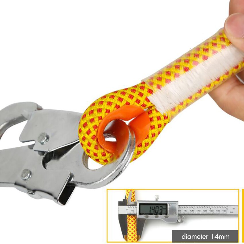 Manual Rope Grab Hook with Shock Absorbing Lanyard... – Grandado