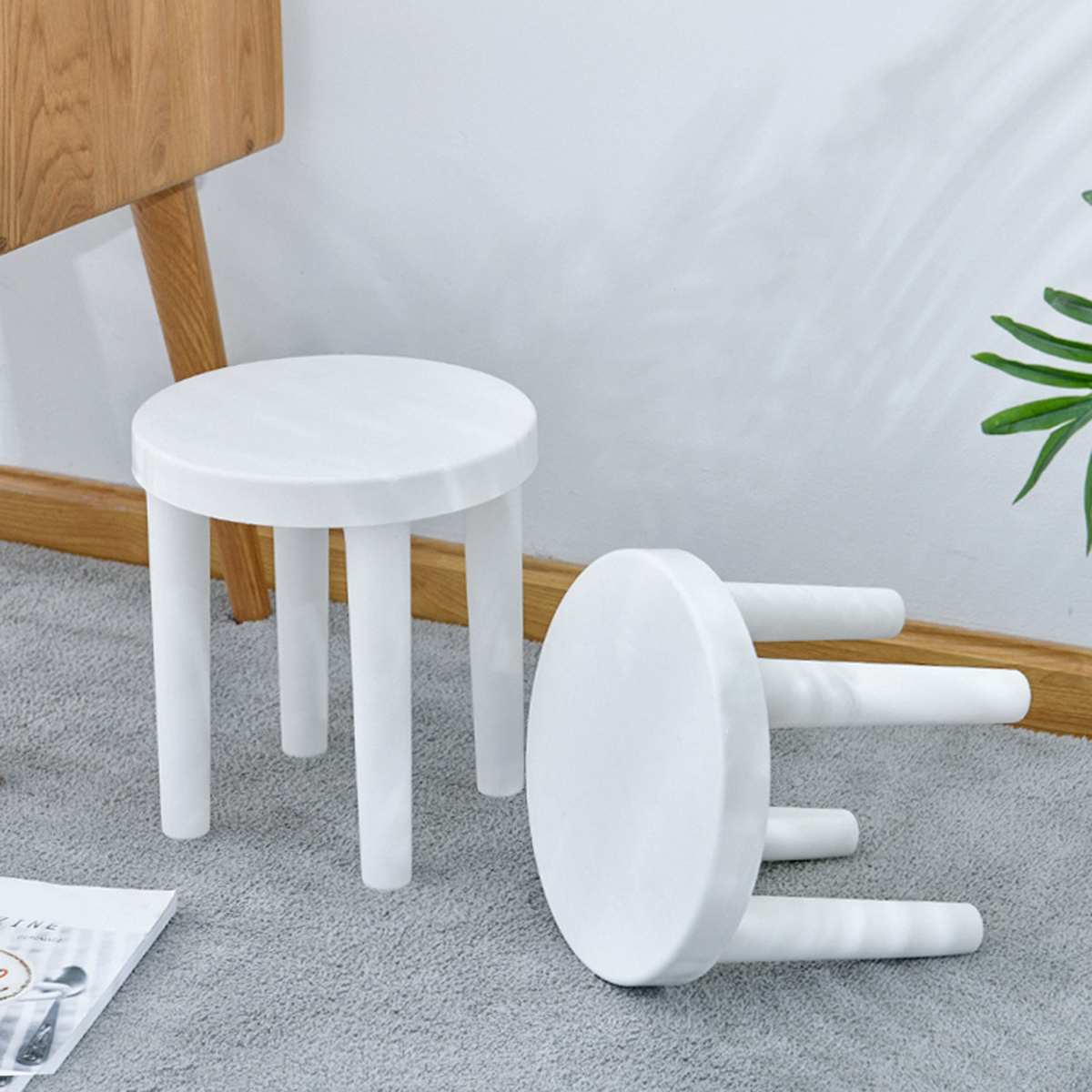 Plastic Multi Purpose Step Stool Outdoor Storage K... – Vicedeal