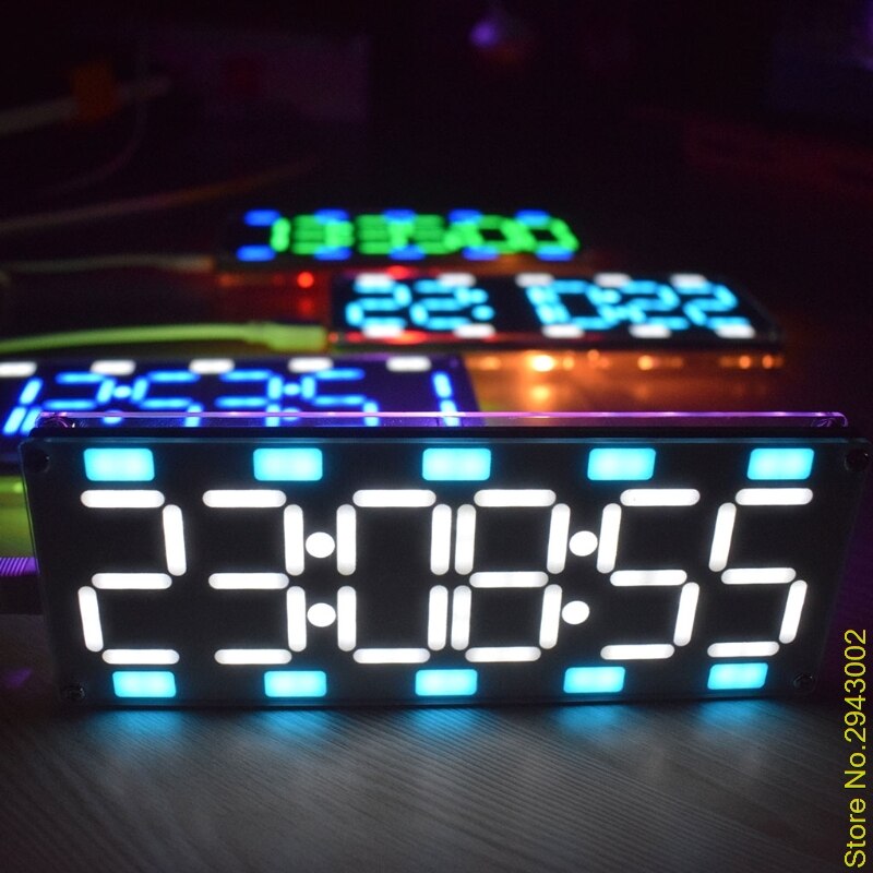 DIY Large Screen 6 Digit Two-Color LED Clock Kit T... – Grandado