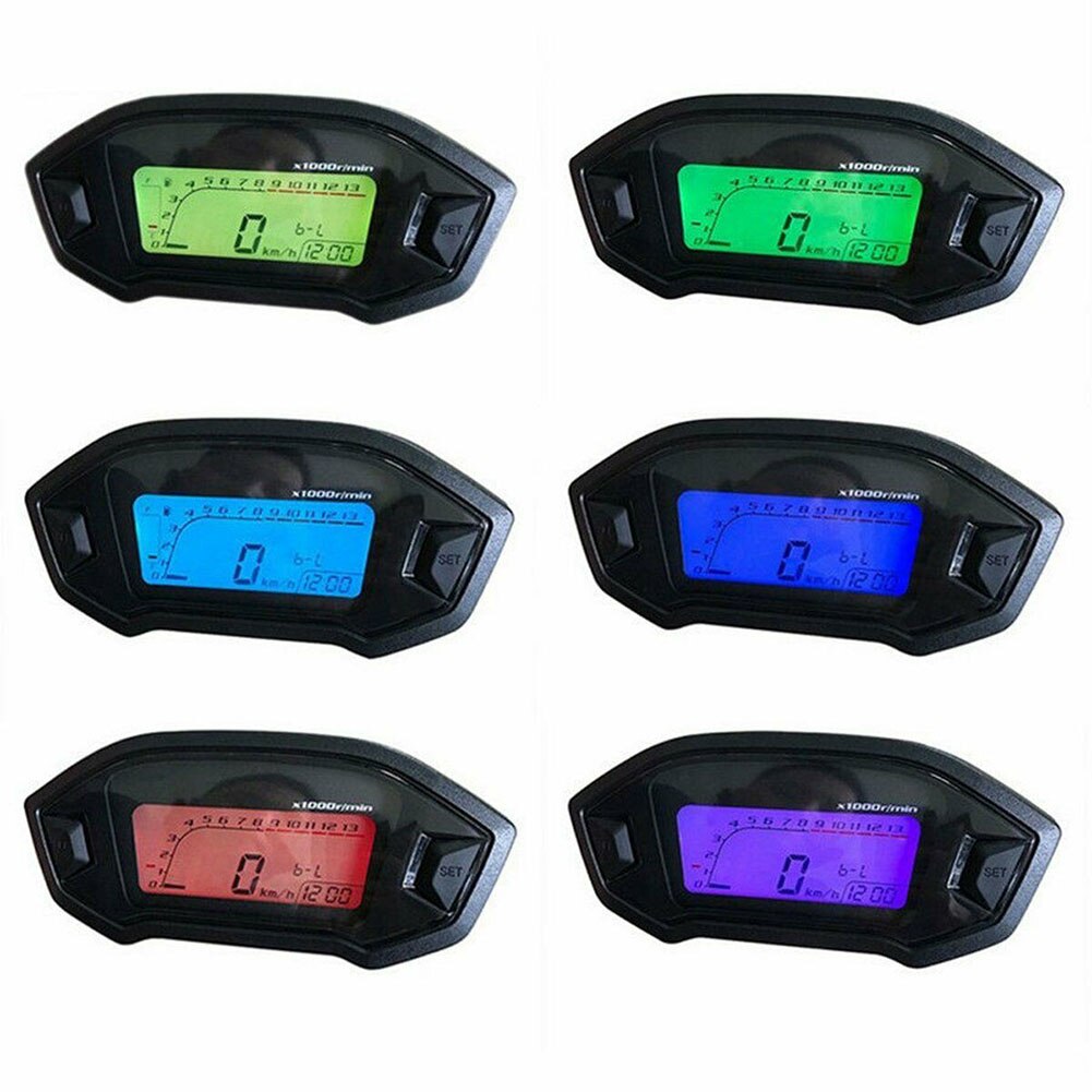 Kilometerzähler Motorrad Tacho Zeit Anzeige Einfac... – Grandado
