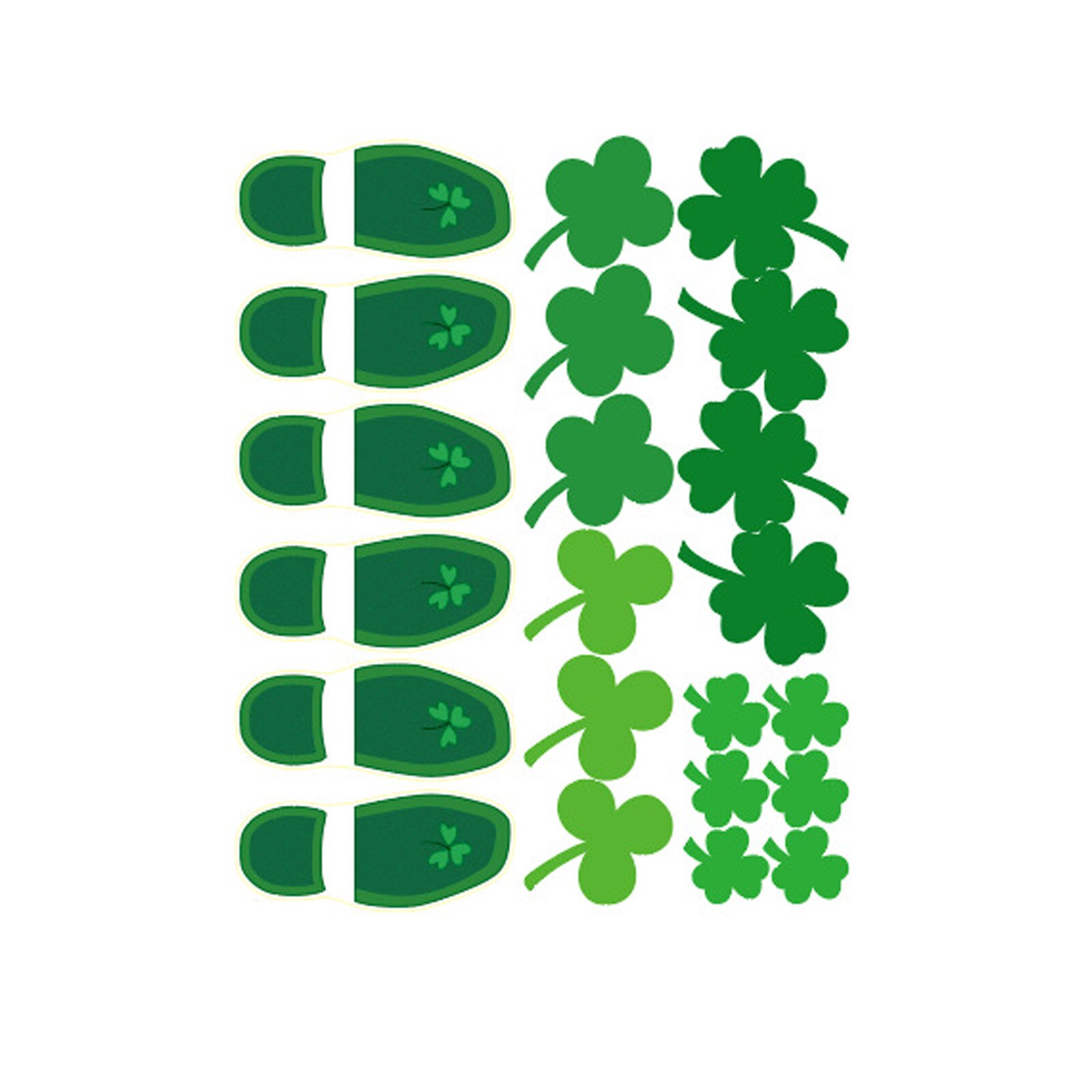# Pvc Window Glass Stickers Set Of St. Patrick's D... – Grandado