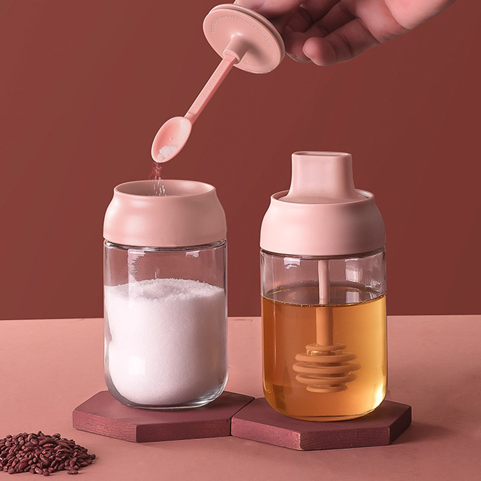 250ml Moisture-proof Glass Sealed Honey Seasoning ... – Vicedeal