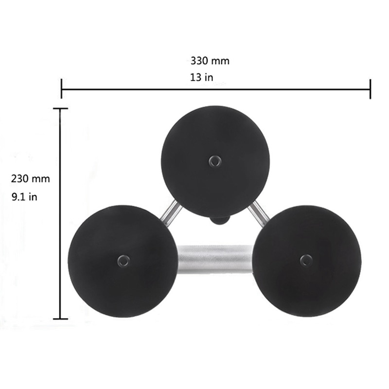 Heavy Duty Triple Locking Suction Cup Pad, Aluminu... – Grandado