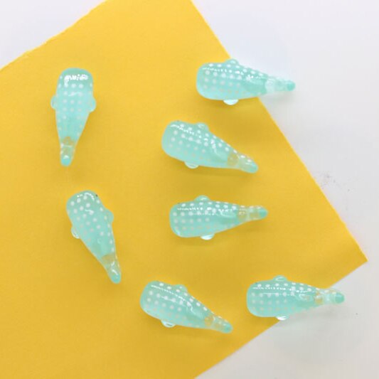 Magneet Mini Light Blue Whale Sea Animal Model Res... – Grandado