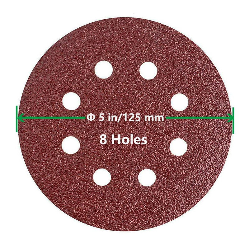 10PC 5inch 125MM Round Sandpaper Disk Sander Disc ... – Vicedeal