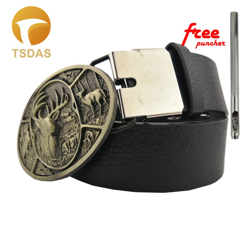 Deer Gesp Met Antiek Messing Afwerking Geschikt Vo... – Grandado