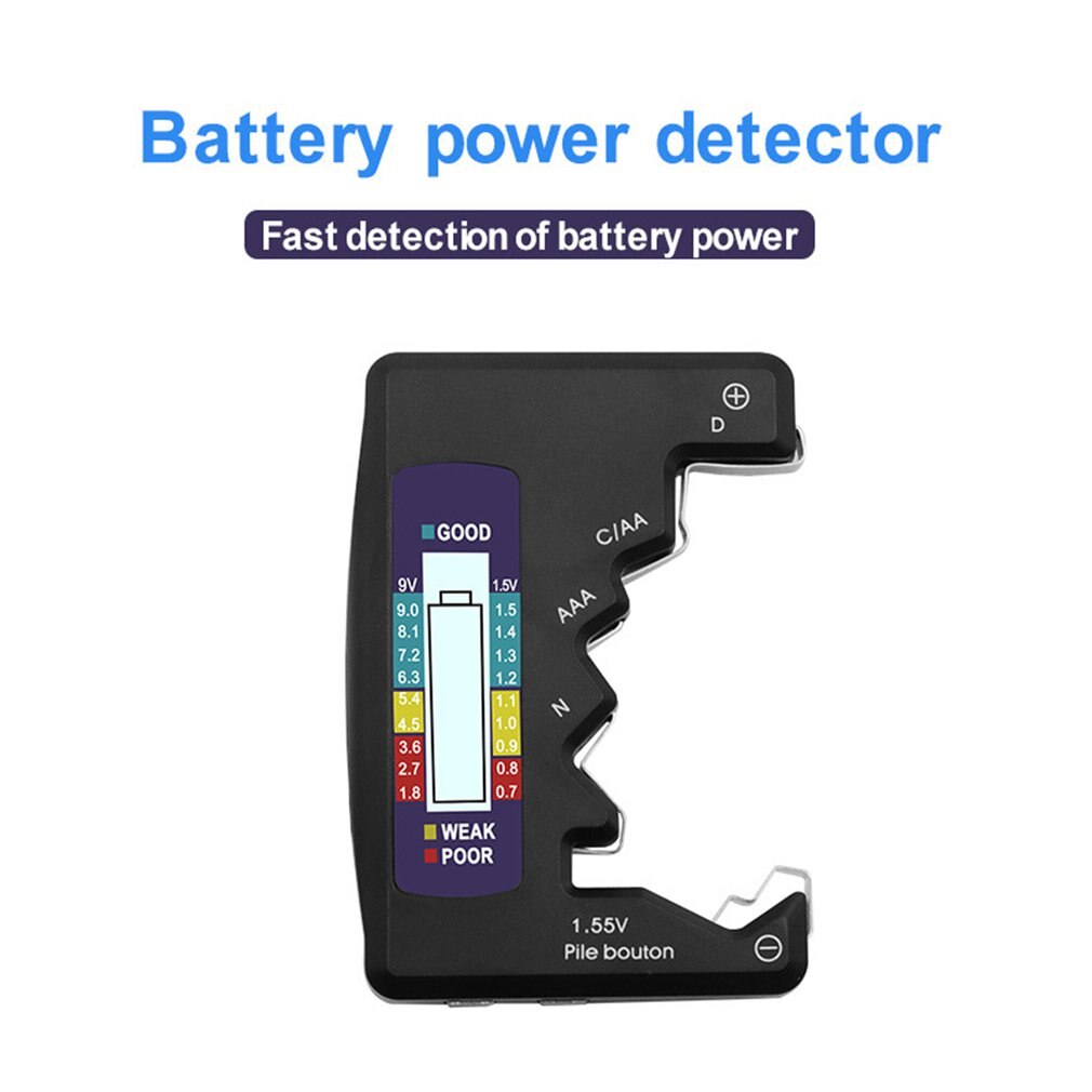 Battery Tester Battery Fuel Detector Dry Battery D... – Grandado