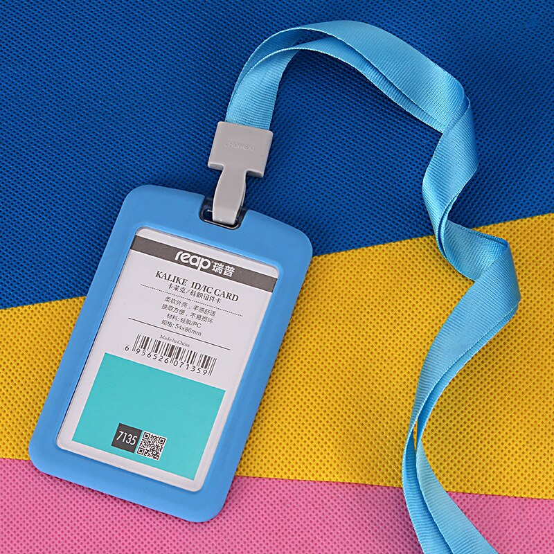 Cute ID Card Holder Case Cartoon Business Bus Bank... – Grandado