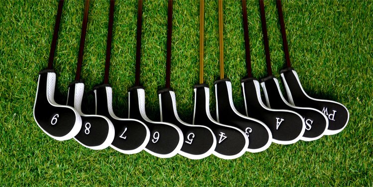 PLAYEAGLE 10 pcs/set Red/Black Zippered Golf Club ... – Vicedeal