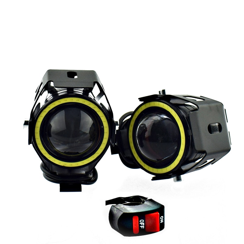 Motorcycle work driving lights 12v 125w U7 led mot... – Vicedeal
