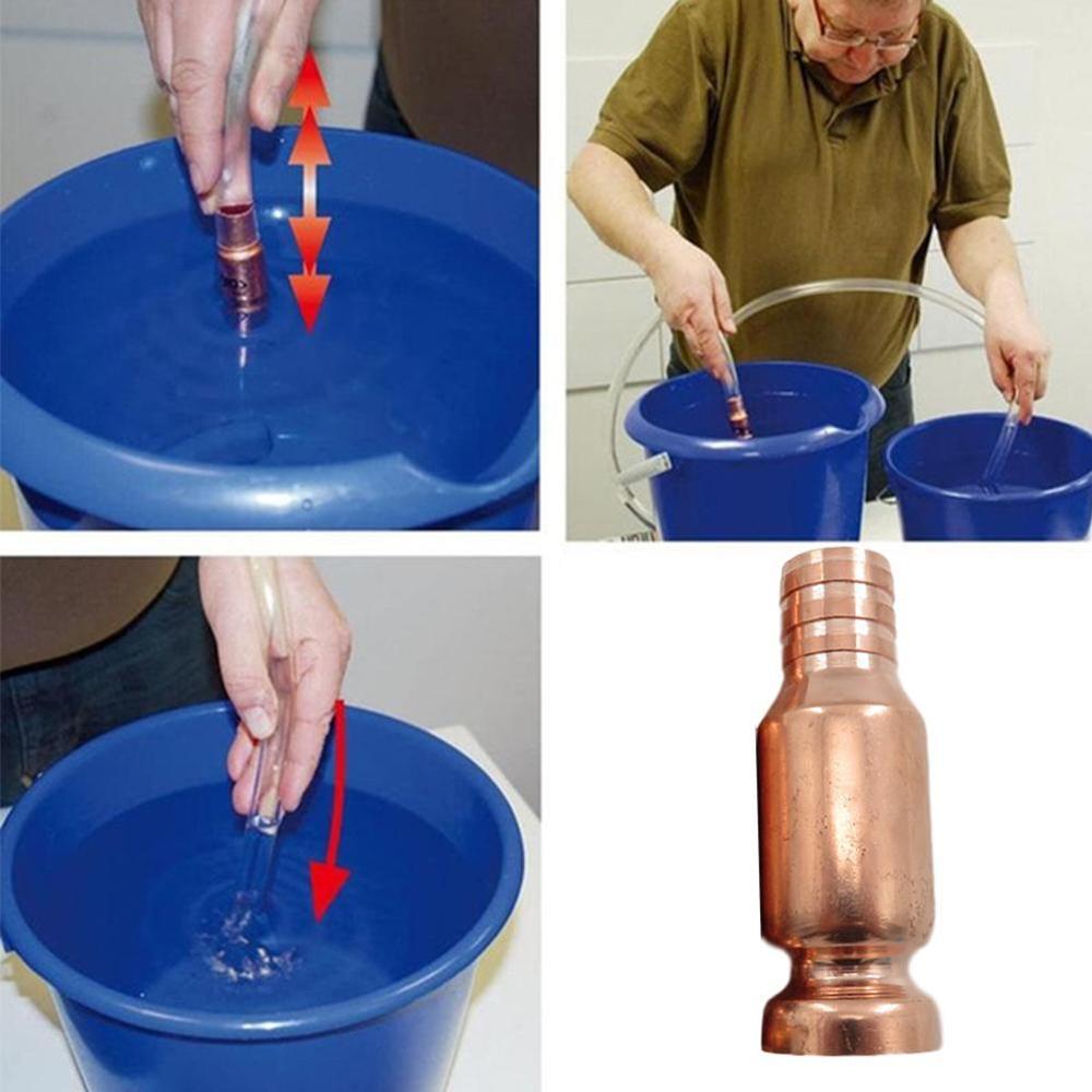 Red Copper Siphon Filler Pipe Manual Pumping Oil P... – Grandado