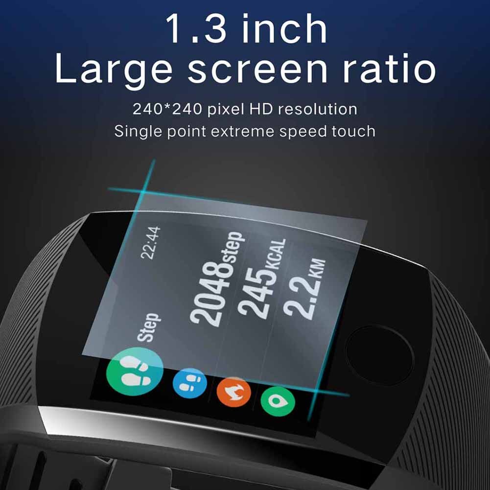 LTP Q11 Color Screen Smart Bracelet Heart Rate Blo... – Grandado