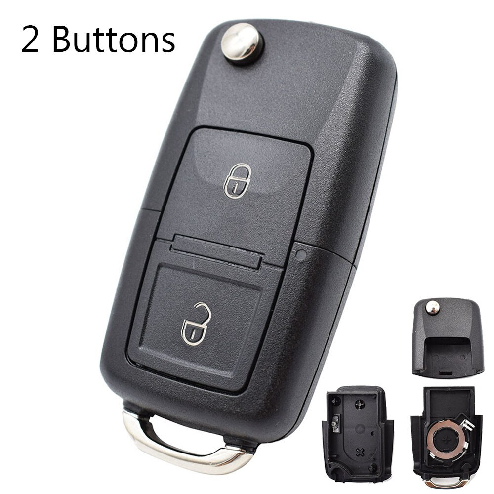 2 3 Buttons Button Flip Key Shell For SKODA Fabia ... – Grandado