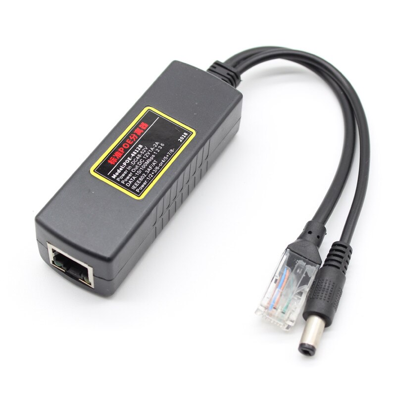 POE Splitter IEEE 802.3AT Standaard 12 v/1A-2A DC ... – Grandado