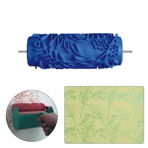 5\" Embossed Paint Roller Sleeve Wall Texture Sten... – Grandado
