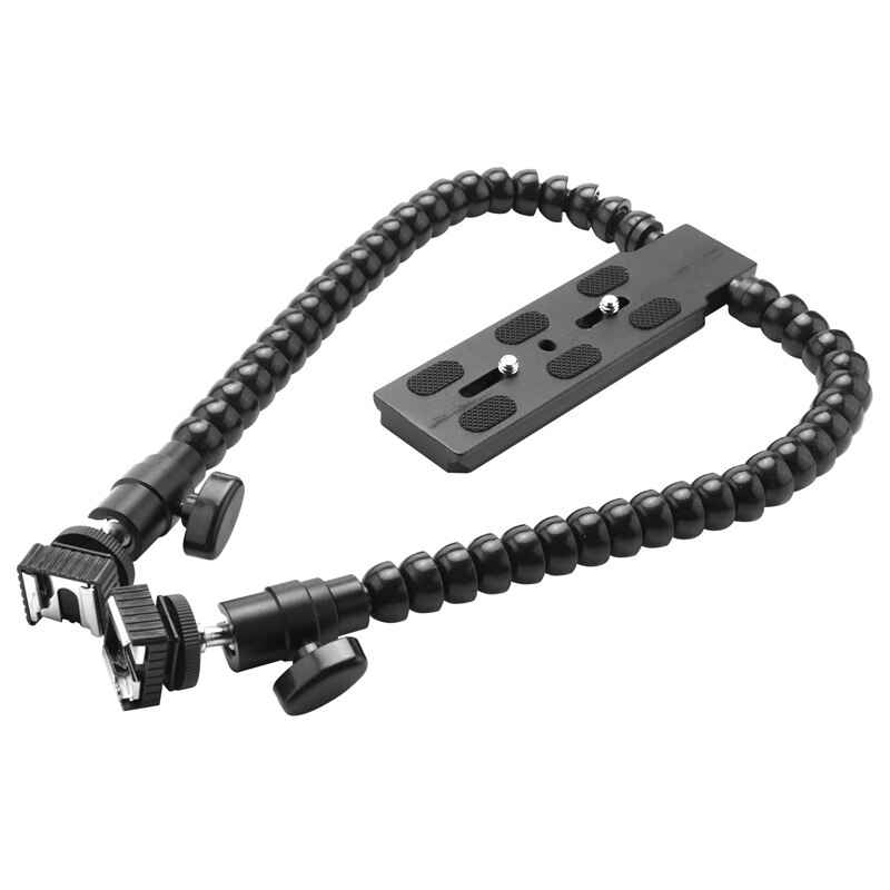Flexible Dual Arm Shoe Flash Bracket Mount Holder ... – Grandado