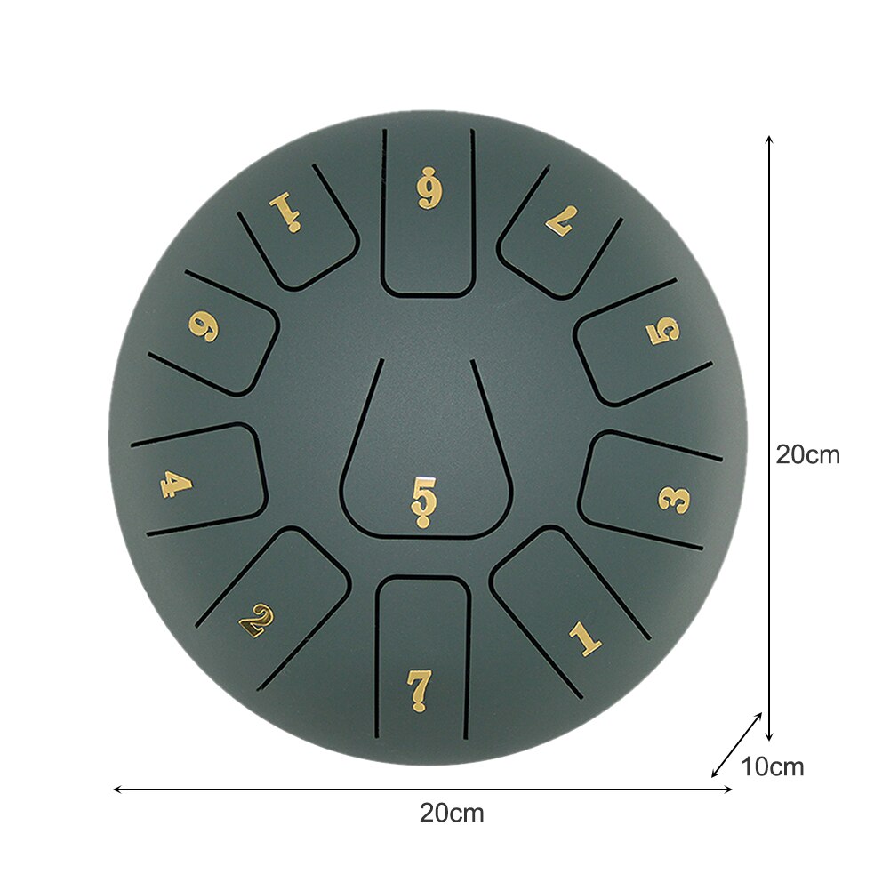 8 Inch Tong Drum Ethereal Ritme 11 Tune Notes Hand... – Vicedeal