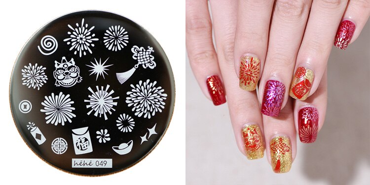 1PC Nail Stamping Plate Image Transfer Templates S... – Grandado