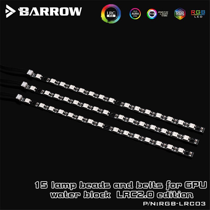 Barrow lrc 2.0 multi-color led strip 5v speciaal v... – Vicedeal