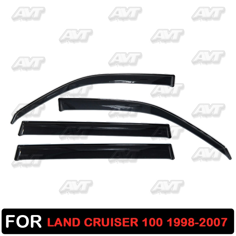 Window deflectors for Toyota Land Cruiser 100 1998... – Grandado