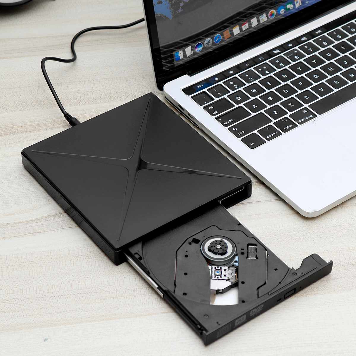 Lecteur DVD USB 3.0 et type-c, graveur de CD, enre... – Grandado