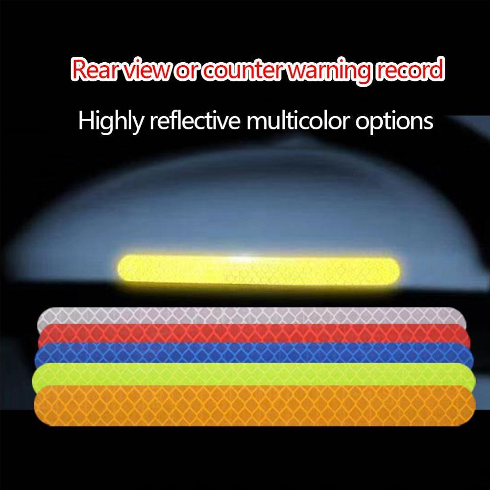 6Pcs Reflex Tape Reflective Strip Reflectante Car ... – Grandado