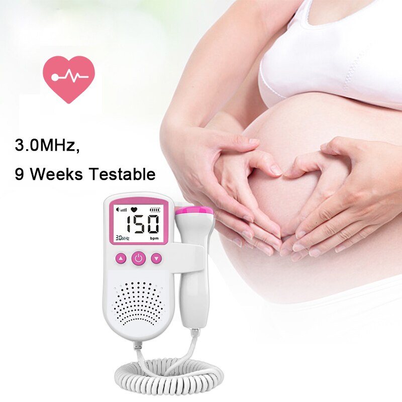 Monitor de ritmo cardíaco Fetal para bebé, disposi... – Grandado