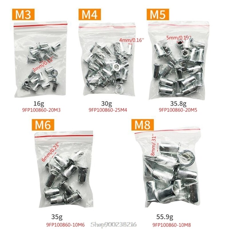 M3 M4 M5 M6 M8 Nut Manual Pulling Riveter Cordless... – Grandado