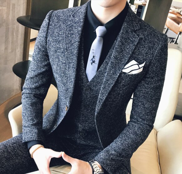 Klassieke Mannen Pakken Smoking Slim Fit mannen Pa... – Vicedeal