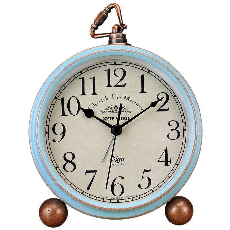 Digo Retro Alarm Clock European Battery Silent Des... – Grandado