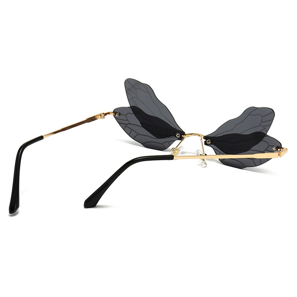 UV400 Vintage Sunglass Dragonfly Wing Shaped Zonne... – Vicedeal