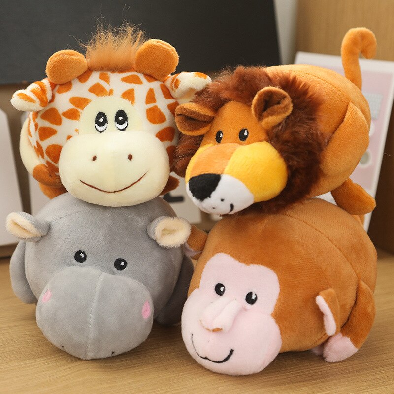 A Variety Of Animal Pet Vocal Toys Plush Lion Hipp... – Grandado
