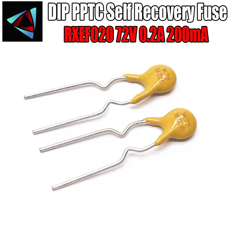 50PCS DIP PPTC self recovery fuse PPTC RXEF020 72V... – Grandado