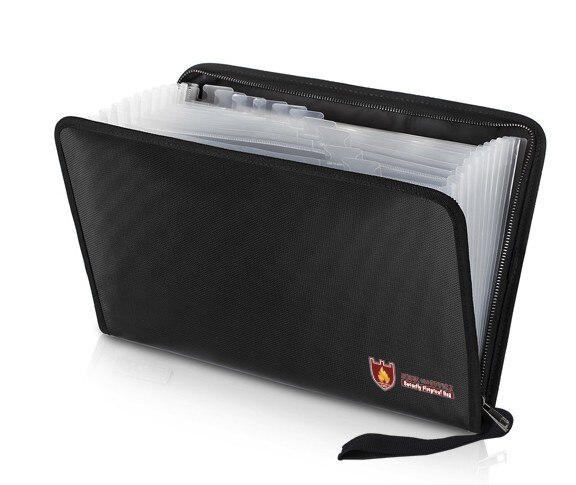 MIRUI Fireproof Files Folder Accordion Document Ba... – Grandado