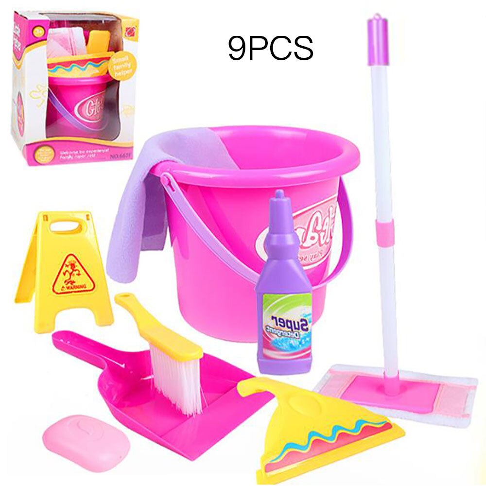 Pretend Mopping Bucket Toy Simulation Mini Cleanin... – Grandado